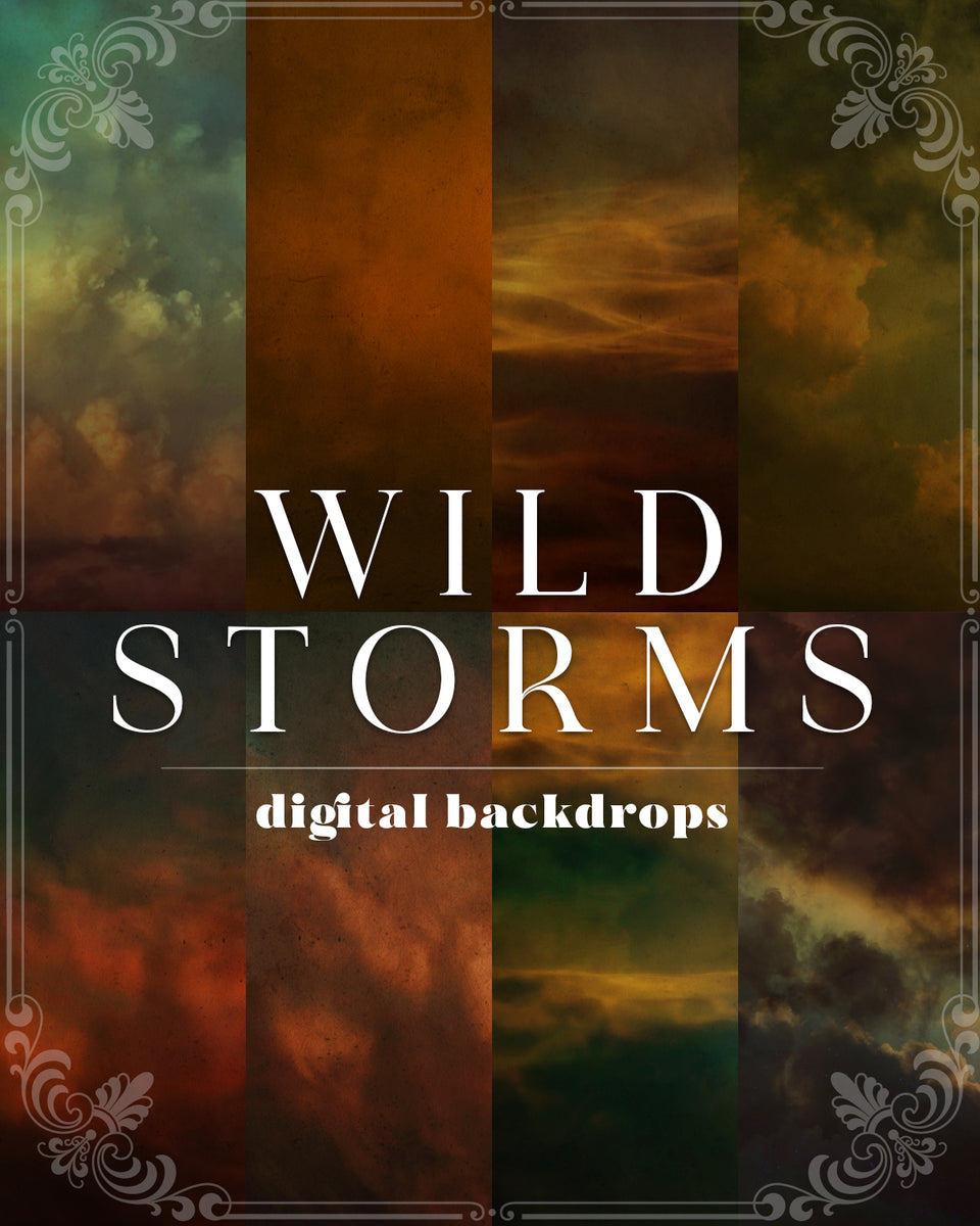 The Wild Storms Collection - Digital Backdrops for Photoshop ...
